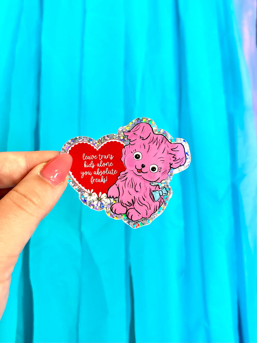 Leave Trans Kids Alone Sticker – Burning Books