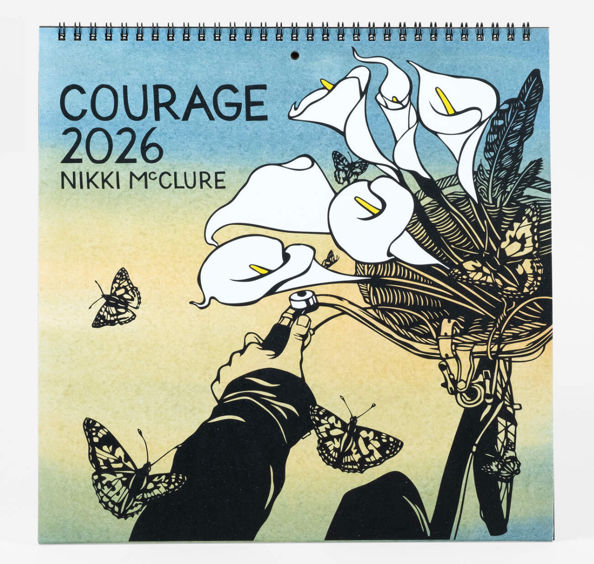 Nikki McClure 2026: Courage – Burning Books