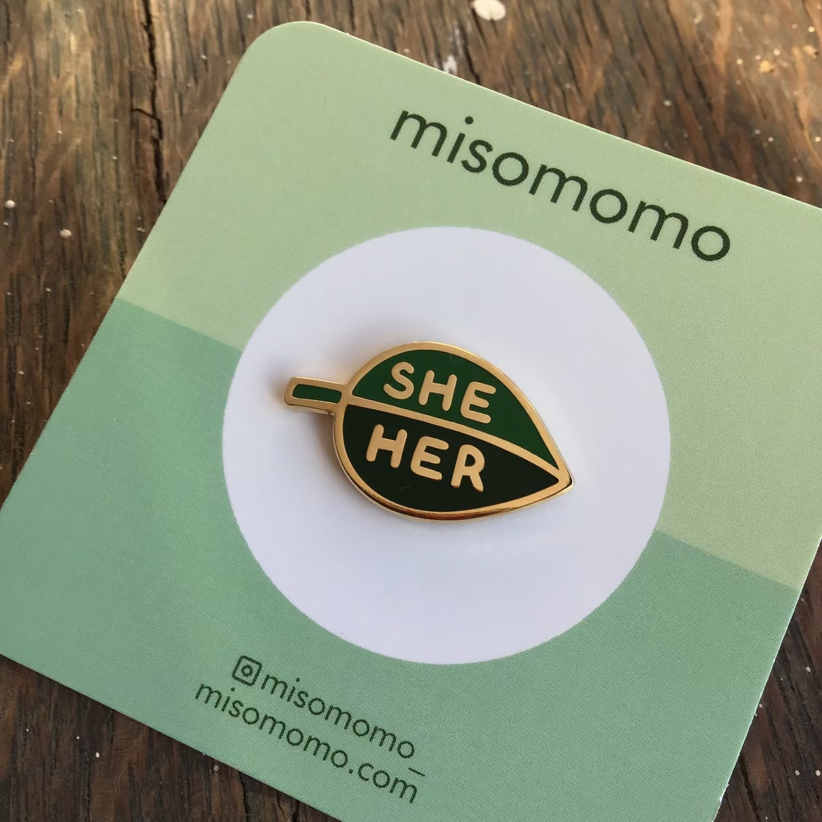 She/Her Pronoun Pins – Burning Books