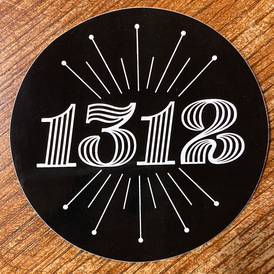 1312 Sticker – Burning Books